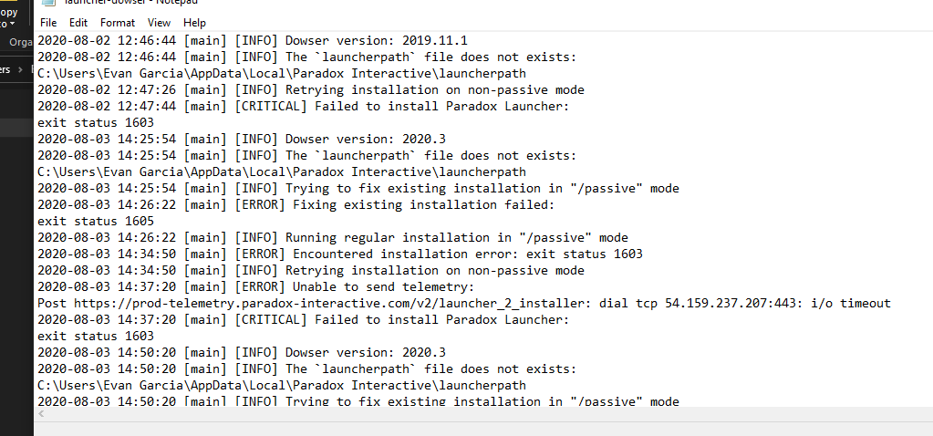 Paradox Launcher v2 Setup not working | Paradox Interactive Forums